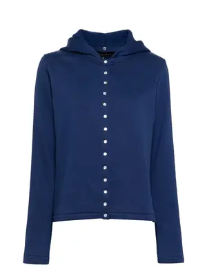 AGNÈS B. Snap Hoodie - Blue
