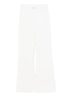 CHARLOTT Flared Trousers - White