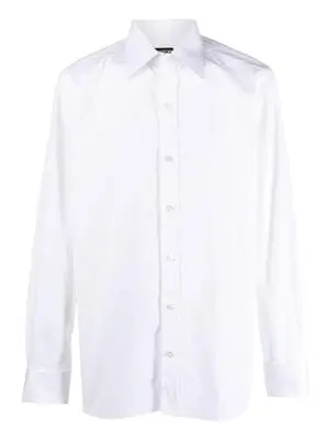 TOM FORD Spread-collar Cotton Shirt