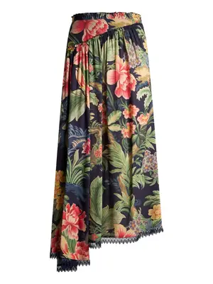 Etro Printed Midi Skirt - Blue