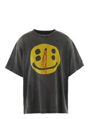 SAINT MXXXXXX X Cactus Plant Flea Market Graphic-print T-shirt - Black