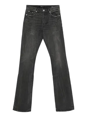 PURPLE BRAND Purple Brand P072 Raw Super Stack Flare Jeans