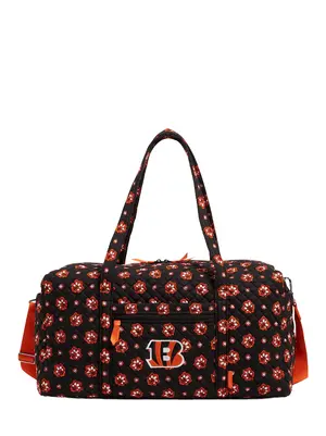 VERA BRADLEY Nfl Large Travel Duffel Bag - Cincinnati Bengals