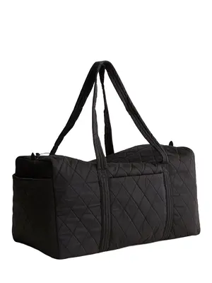 VERA BRADLEY Large Original Duffel Bag - Black
