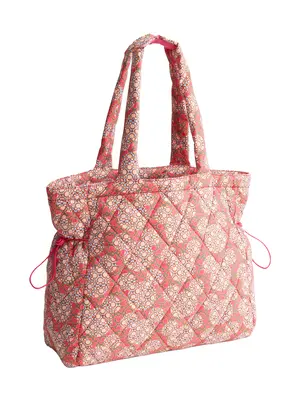 VERA BRADLEY Disney Mickey Mouse Kaleidoscope Tote Bag - Pink/green