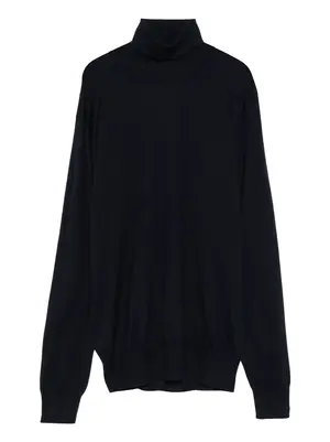 CRUCIANI Roll-neck Sweater - Blue