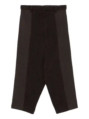 CHIAHUNG SU Drop-crotch Trousers - Brown