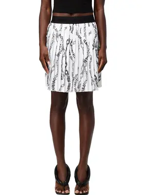Versace Pleated Skirt - White