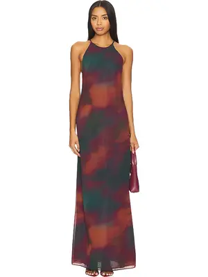 House Of Harlow 1960 X Grayson Maxi Dress - Multi Aura Print