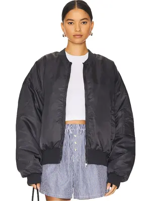 Lioness Essential Bomber Jacket - Dark Slate