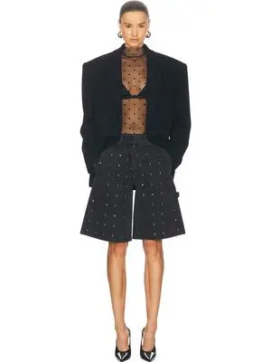 Retrofete Lilith Mesh Top - Black