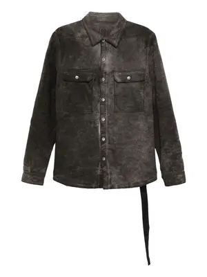 Rick Owens Padded Shirt Jacket - Grey