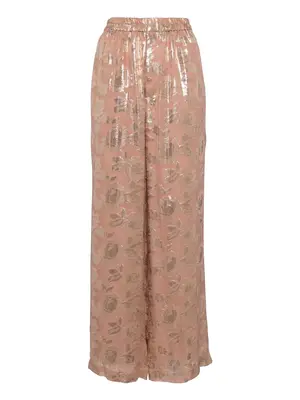 Biyan Floral Palazzo Pants - Pink