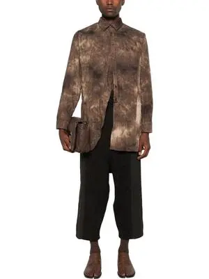 CHIAHUNG SU Tie-dye Shirt - Brown