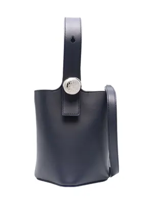 Loewe Mini Pebble Bucket Bag - Blue