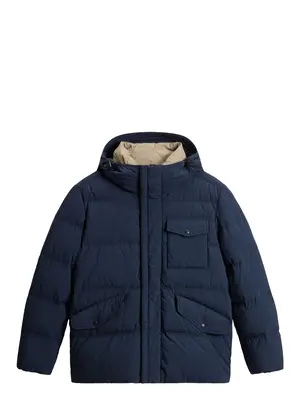 Woolrich Hooded Padded Jacket - Blue