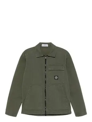 Stone Island Compass-motif Shirt - Green