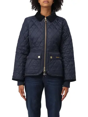 Barbour Quilted Jacket Navy