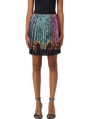 Versace Pleated Skirt - Multicolor