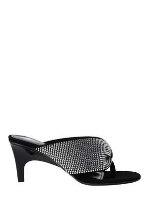 Attico Heeled Sandal - Black