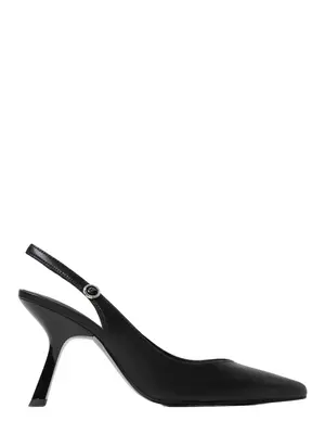 Just Cavalli High Heel Slingbacks - Black
