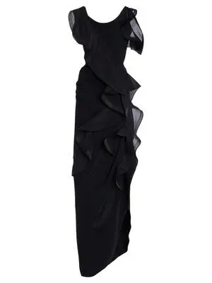 Maticevski Satellite Wave Structured Gown - Black