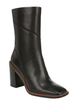 Franco Sarto Stevie Leather Booties - Black Wc
