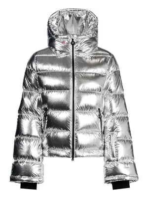 Perfect Moment Polar Flare Down Jacket Silver-foil