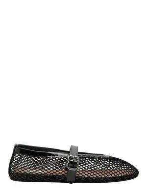 Alaïa Mesh Ballet Flats - Black