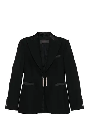 MAX MARA Max Mara Pianoforte Single Breasted Wool Jacket