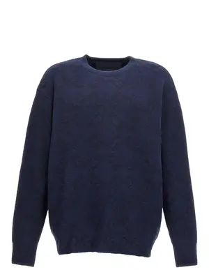 Givenchy Logo Embroidery Sweater - Blue