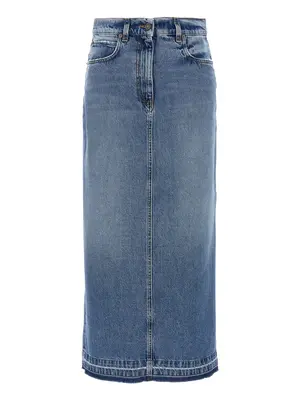 FORTELA Jorgy' Denim Skirt - Light Blue