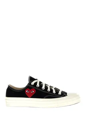 Play Comme Des Garcon X Converse Sneakers - Black