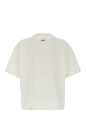 JIL SANDER Logo Print T Shirt - White
