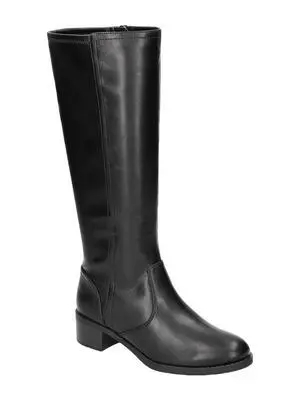 EASY WORKS BY EASY STREET Tucker Plus Knee High Boot - Black