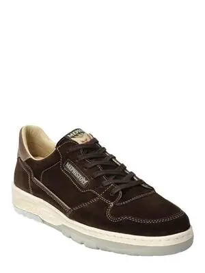 Mephisto Mephisto Marius Suede Sneaker Dark Brown