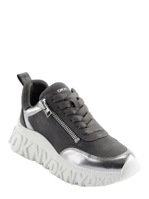 Dkny Lakelyn Platform Sneaker - Grey