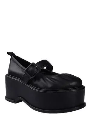 ARTISAN CRAFTED BY ZIGI Buxi Platform Mary Jane - Black Leather