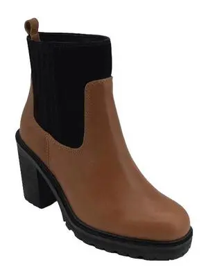 ARTISAN CRAFTED BY ZIGI Amalia Platform Chelsea Boots - Brown Leather