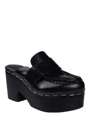 ARTISAN CRAFTED BY ZIGI Tally Platform Mule - Black Leather