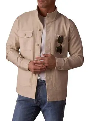 THE NORMAL BRAND Comfort Terry Cloth Chore Coat - Birch