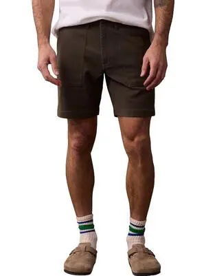 THE NORMAL BRAND The Normal Brand Comfort Terry Utility Shorts Dusty Olive