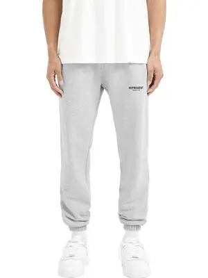 REPRESENT Owners' Club Logo Graphic Joggers - Ash Grey/ Black