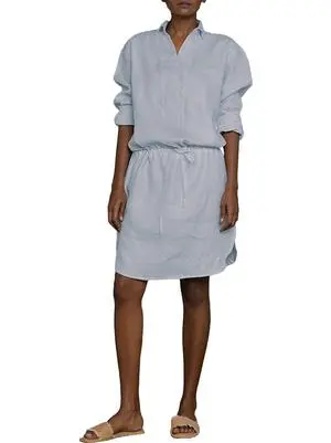 REISTOR Meet Me The Cliff Shirt Dress - Summer Blue