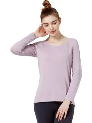 REBODY Rebody Active Essentials Long Sleeve Top Stone Mauve