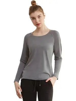 REBODY Rebody Active Essentials Long Sleeve Top Stone Olive