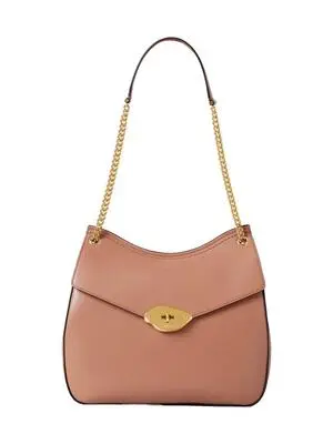 Mulberry Lana Chain Strap Leather Shoulder Bag - Sable