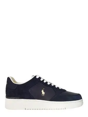 Polo Ralph Lauren Masters Court Lace Up Sneakers - Navy