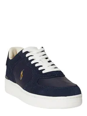 Polo Ralph Lauren Masters Court Lace Up Sneakers Navy