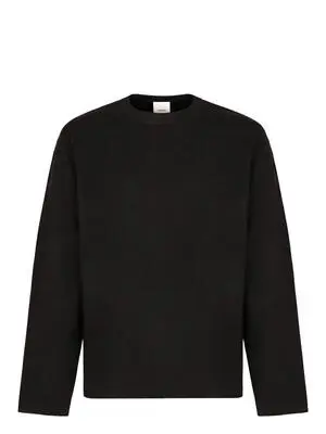 Calvin Klein Fine Knit Crew-neck Sweater - Black